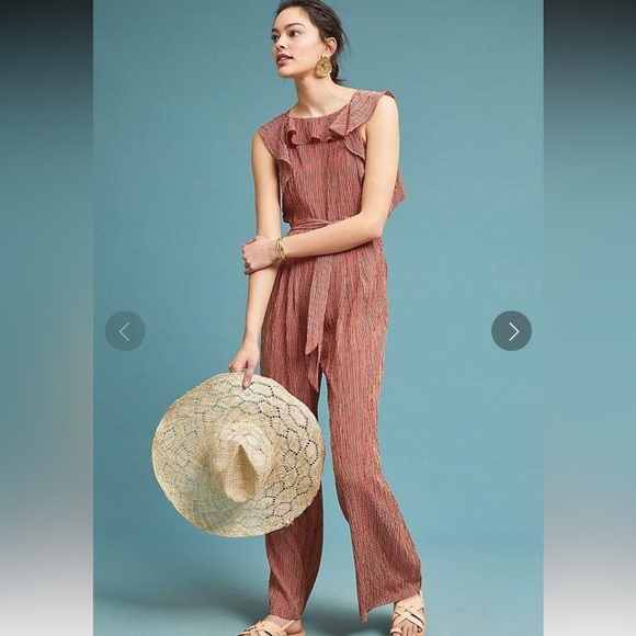 Eva Franco | Pants & Jumpsuits | Eva Franco Terracotta Jumpsuit Flaws See Photos | Poshmark
